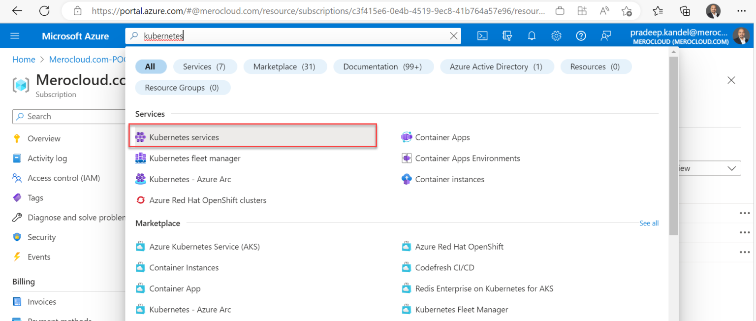 Creating An Azure Kubernetes Service Aks Cluster Step By Step